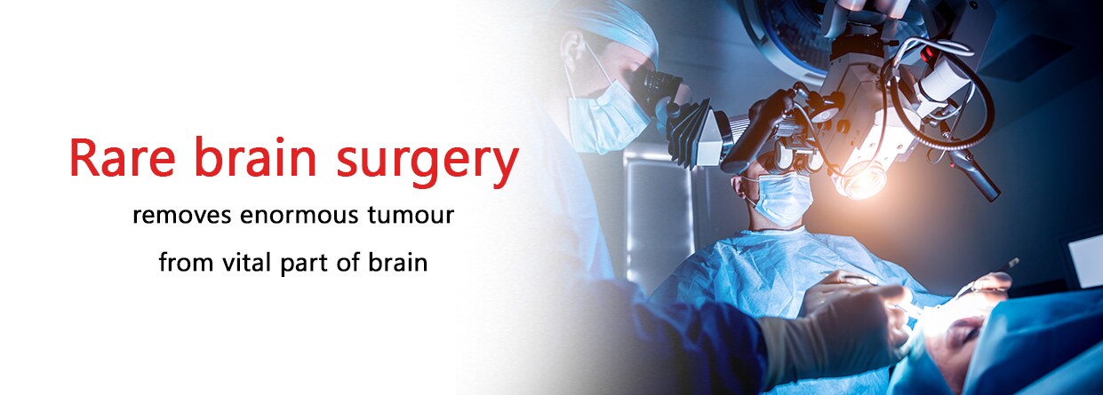 Successful Removal of Large Brain Stem Tumor in 27 Year Old- CMRI Kolkata